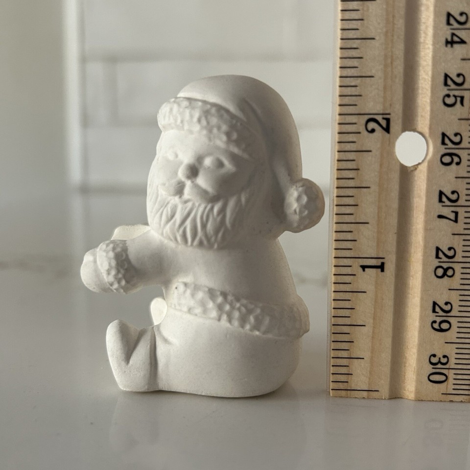 Vtg Greenware Bisque Ceramic Christmas Ornaments Lot Ready To Paint Farm READ | eBay