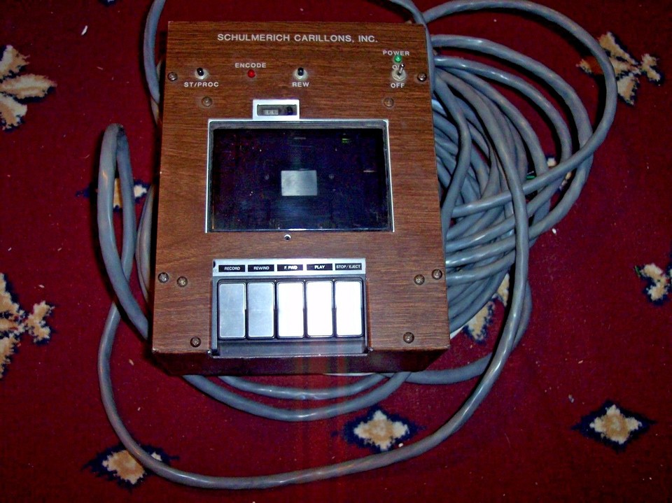 VINTAGE Schulmerich Carillon INC CASSETTE Tape PLAYER RECORDER WITH ...