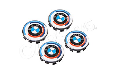 Genuine BMW I M3 M5 X1 X3 M X4 X5 X6 4pcs Hub caps 50 years M ...