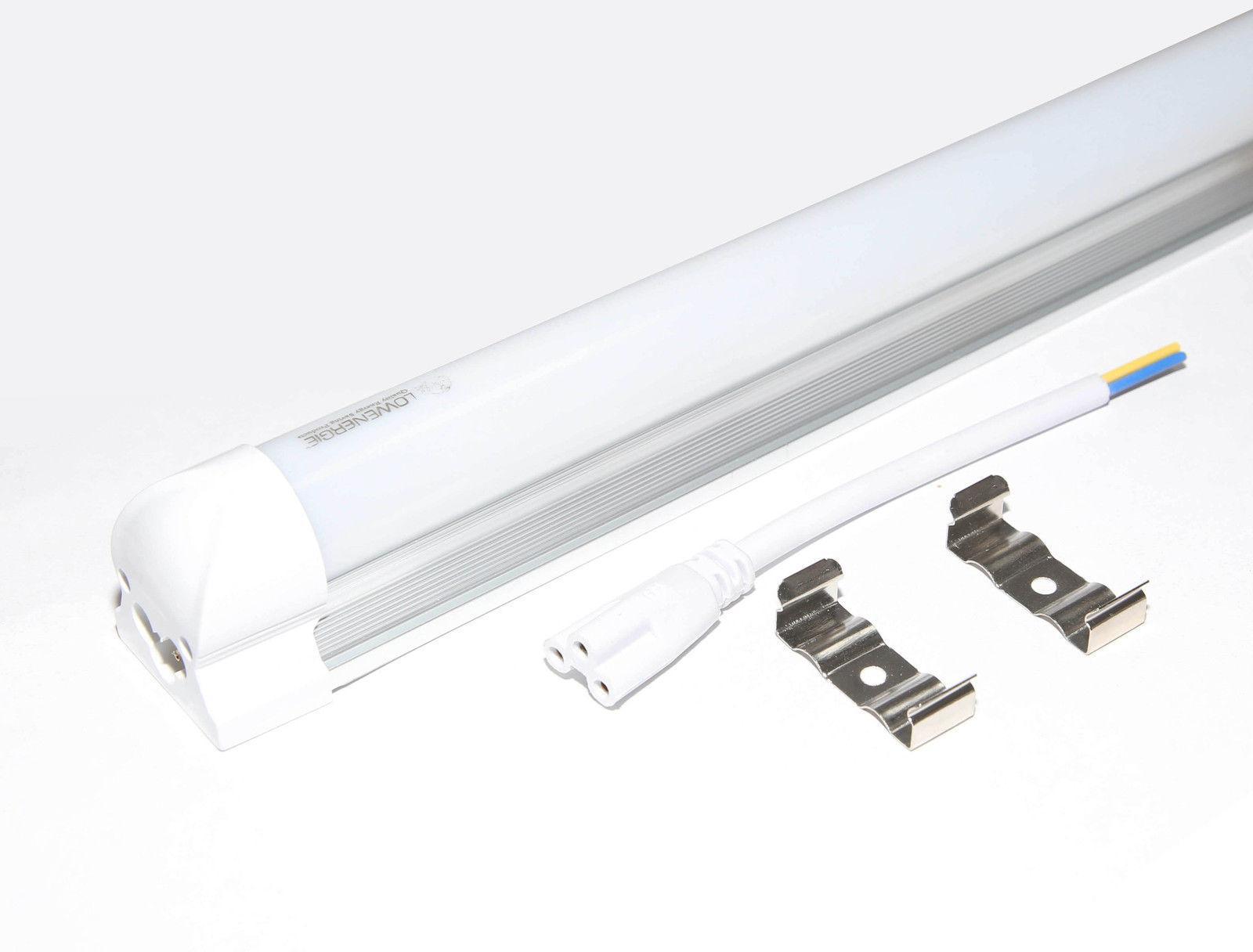 Long LED Tube Lights 6ft & 8ft Retrofit Fluorescent energy saving T8 ...