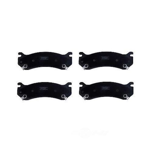 Disc Brake Pad Set-Standard Semi-Metallic Rear Brake Pads CARQUEST ...