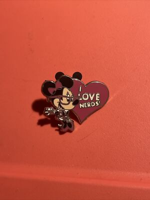 Disney Trading Pin Nerds Rock! Minnie Mouse I Love Nerds | eBay