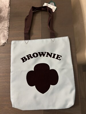 New Girl Scouts Brownie Blue & Brown Bag | eBay