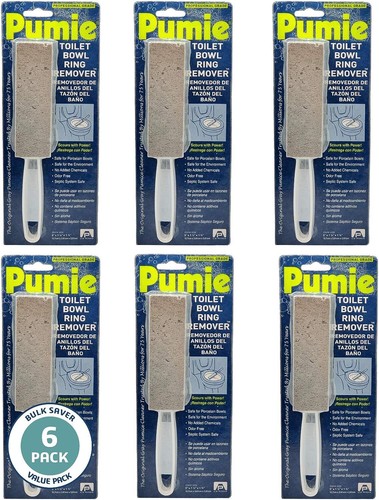 Pumie Pumice Stone Toilet Bowl Ring Remover (Pack of 6) | eBay