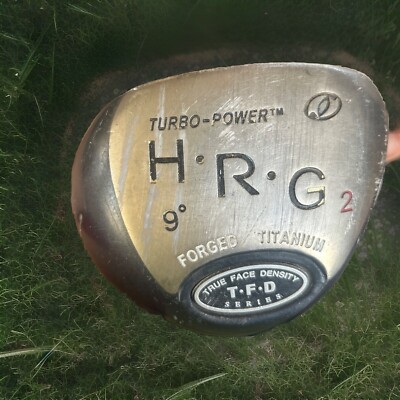 HRG 2 Turbo Power Forged Titanium Driver 9° Paragon Graphite Shaft Golf ...
