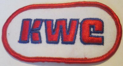 Vintage KWC or KWE ?? logo PATCH 2"x3.75" | eBay