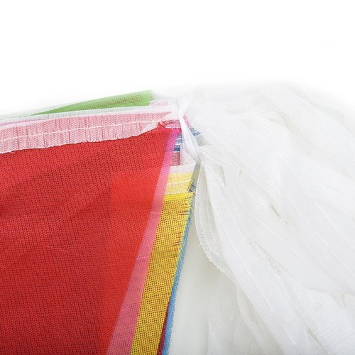 50M Colorful Triangle Flag Pennant String Essential for Happy Occasions ...