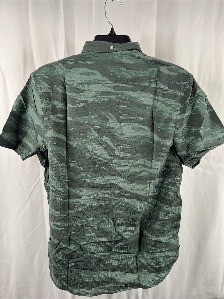 NWT Chubbies The Green Eggs And Camo Button Down Shirt Small | eBay