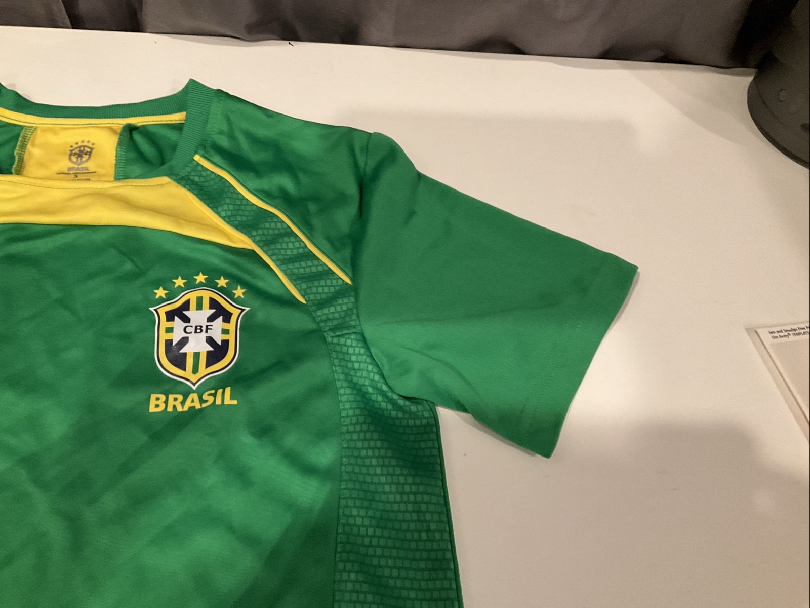 Brasil CBF Jersey Shirt Green/Yellow Size Small Official Football Merch ...