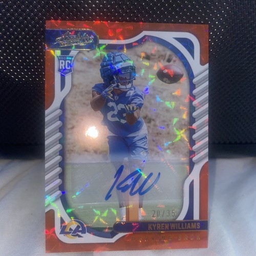 2022 Panini Absolute Kyren Williams /35 Spectrum Orange SP Rookie Auto ...