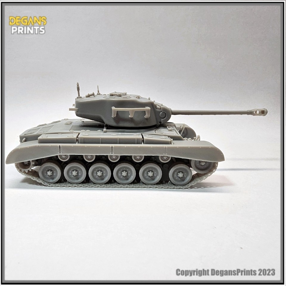 M26 Pershing Tank model WW2. 1/48 1/50 1/56 bolt action Model tank ...