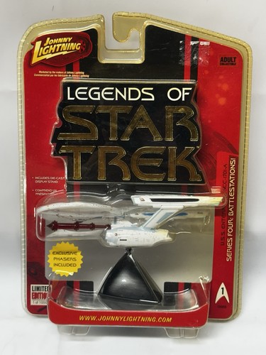 Johnny Lightning LEGENDS OF STAR TREK USS ENTERPRISE NCC-1701 A Limited ...