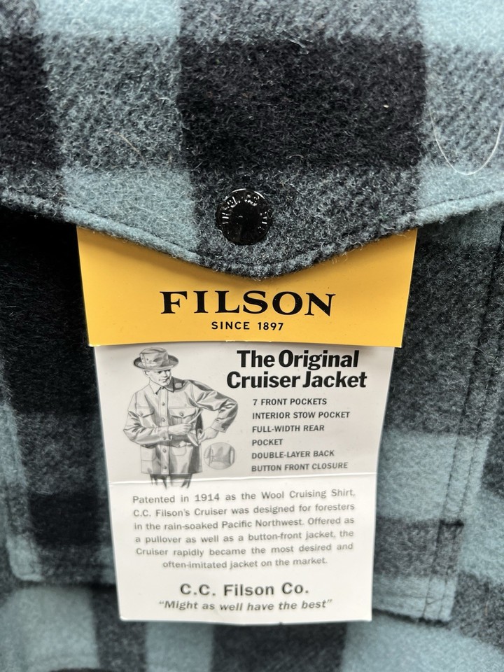 Filson Mackinaw Limited Edition Chris Stapleton Men's Wool Jacket 1st ...