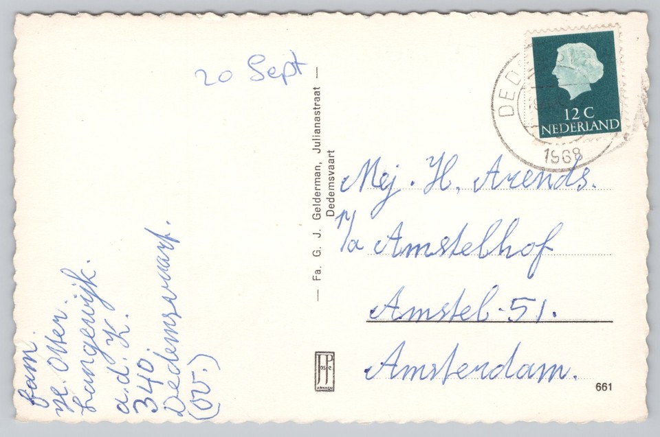 Dedemsvaart Wehkamp Factory Office Vintage VW Beetle Cars 1968 RPPC ...