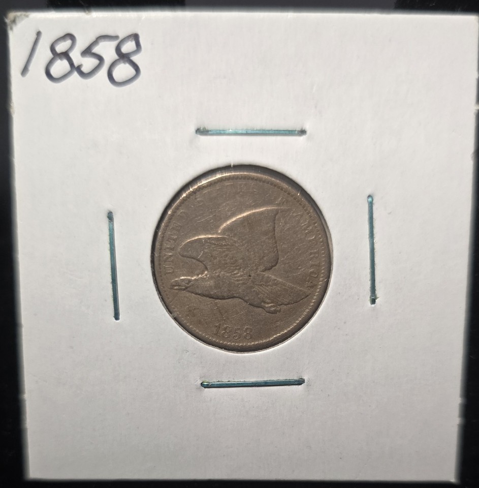 1858 1c Flying Eagle Cent | eBay