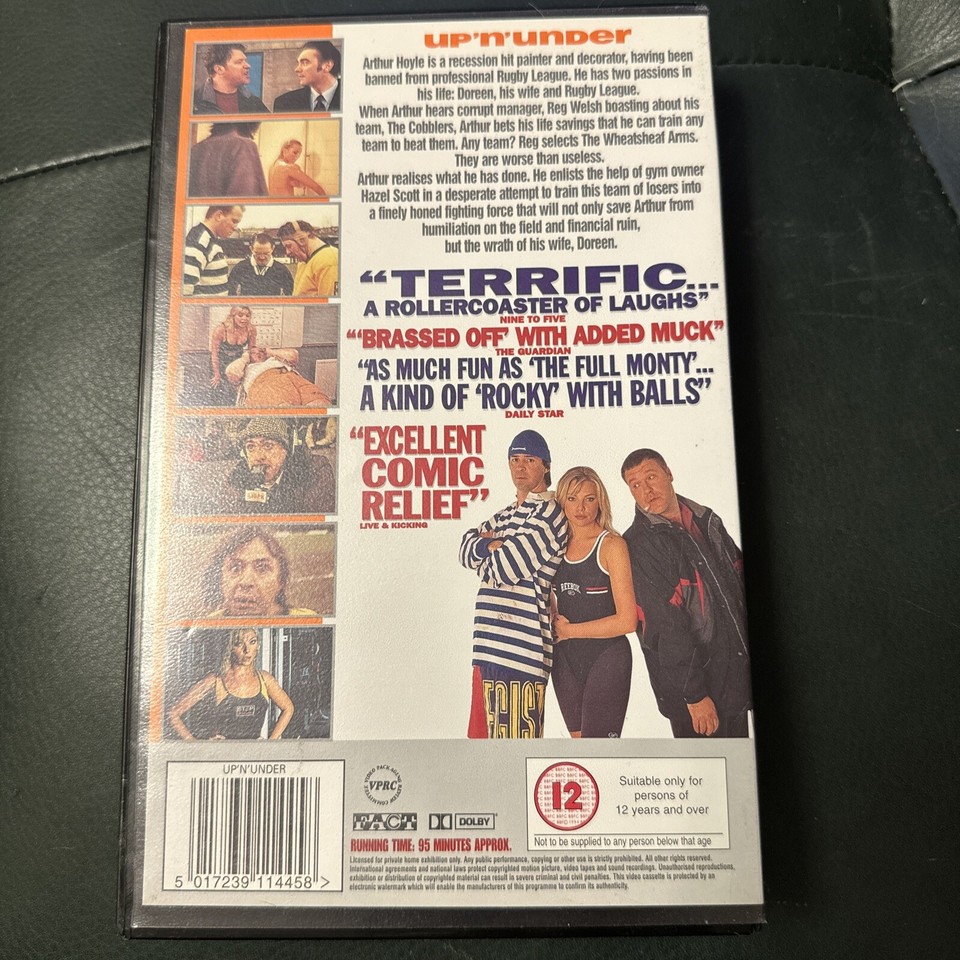 Up n Under ex rental large case big box VHS Great Condition | eBay UK