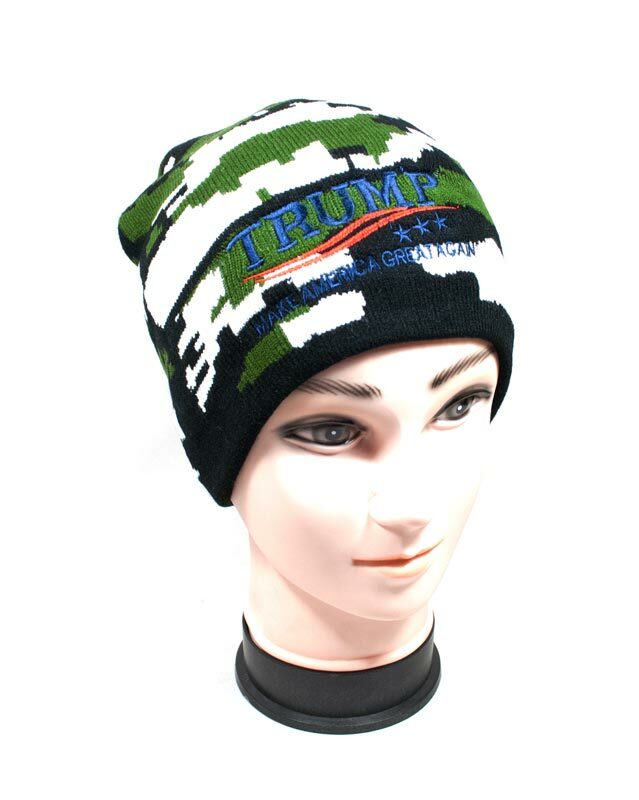 LOT 12 President Donald Trump Unisex Winter Beanies Hats Caps USA ...