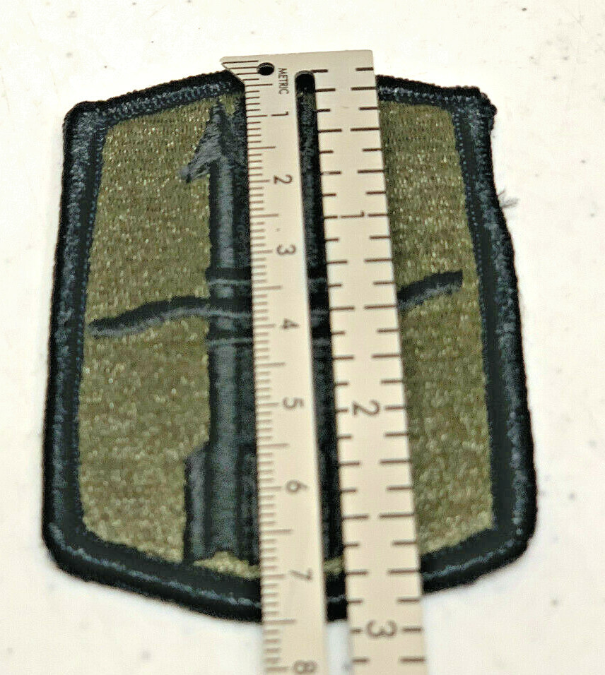 US ARMY 197TH FIELD ARTILLERY BRIGADE SUBDUED EMBROIDERED PATCH OD ...