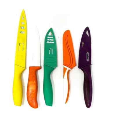 5 Pcs AR+COOK, Zyliss, Yoshi Blade and Assorted Kitchen Knife Set | eBay
