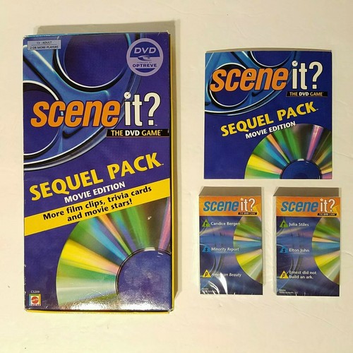 Scene It DVD Game Sequel Pack Movie Edition 1 DVD 700 Trivia Cards New ...