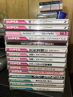 HE System CD-Rom/Super CD-Rom PC Engine Import Spine Card Video Games ...