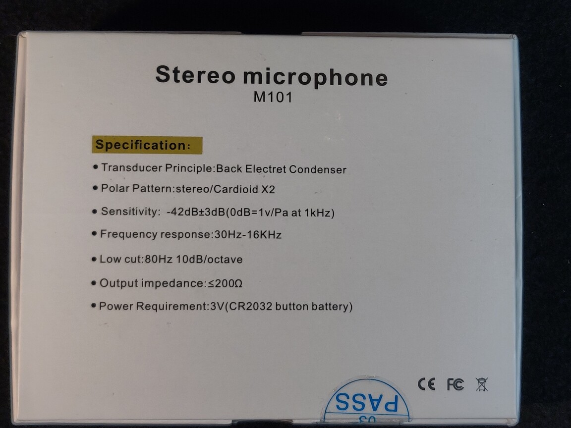 Stereo Microphone M101 | eBay