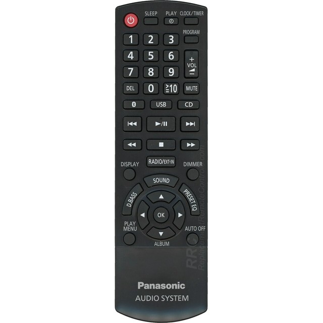 Panasonic N2QAYB000989 Jukebox DJ Stereo Remote Control Sa-max670 Sc ...