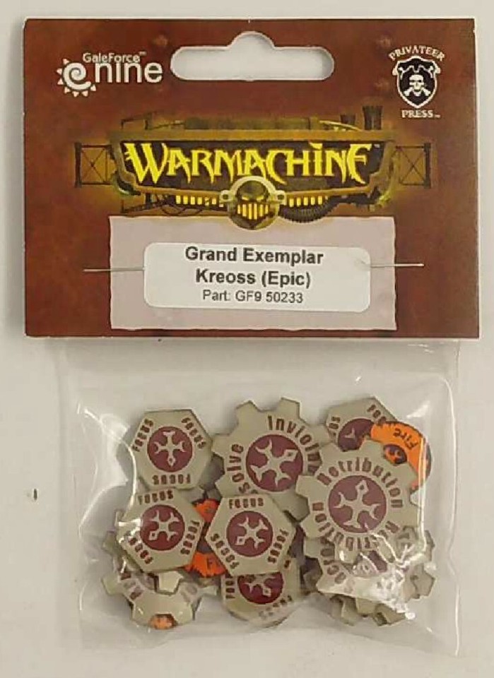Warmachine Character Token Sets Privateer Press Gale Force 9 | eBay