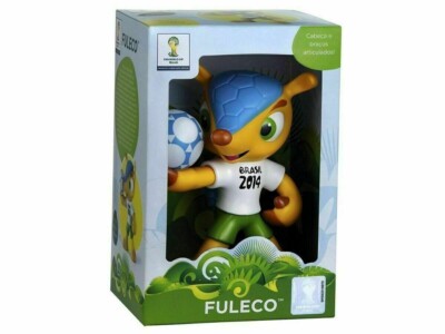 FULECO OFFICIAL MASCOT FIFA 2014 BRAZIL WORLD CUP RUBBER TOY VINYL NEW ...