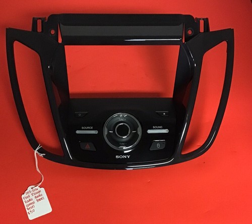 13-16 FORD ESCAPE RADIO AUDIO CONTROL PANEL BEZEL OEM CJ54-18835-CCW ...