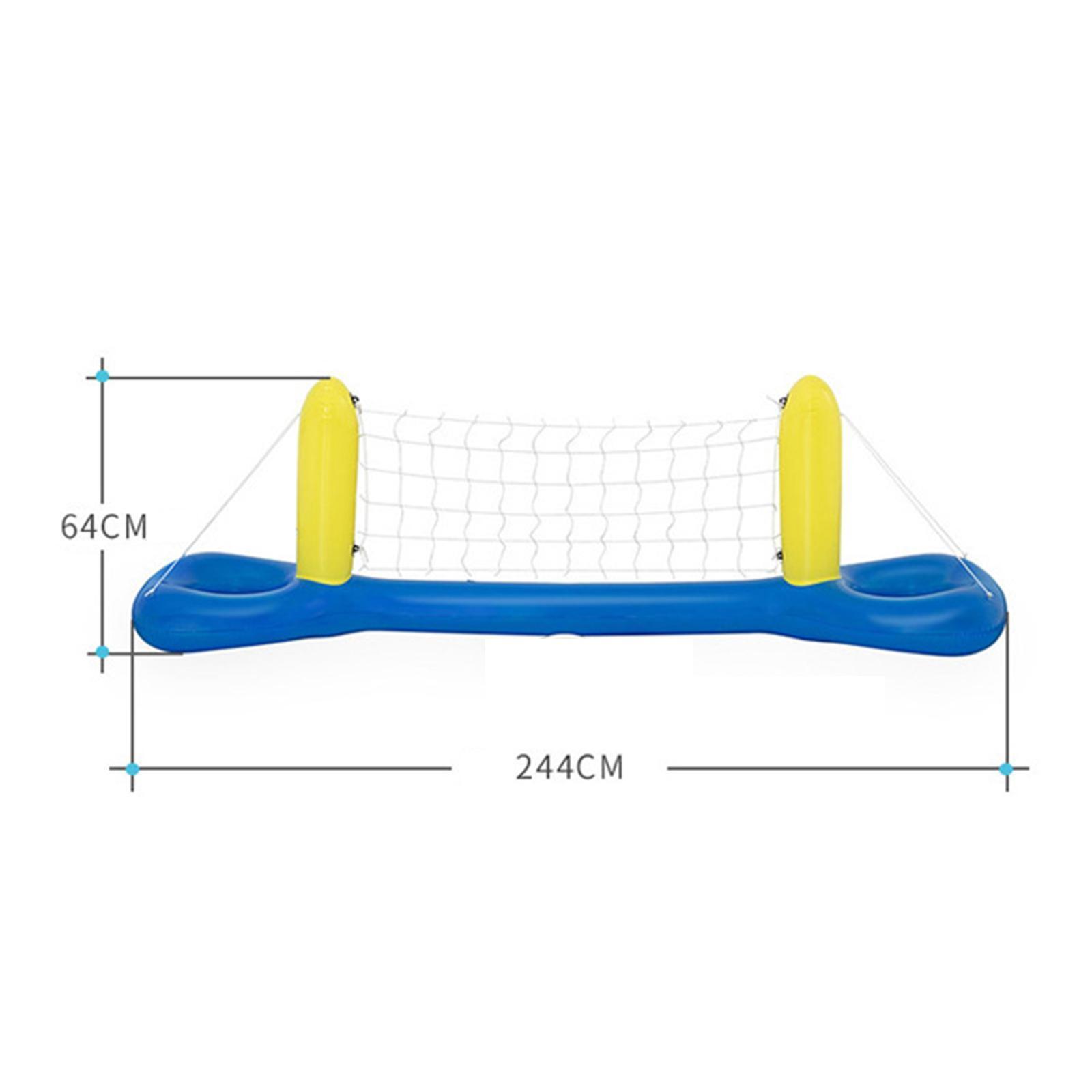 Inflatable Pool Volleyball Game Set PVC Inflatable Swimming Pool Games ...