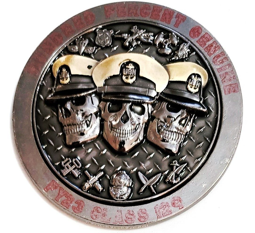 Awesome 2.5" Navy USN Chiefs Mess CPO Challenge Coin LOGSU NSWG-2 | eBay