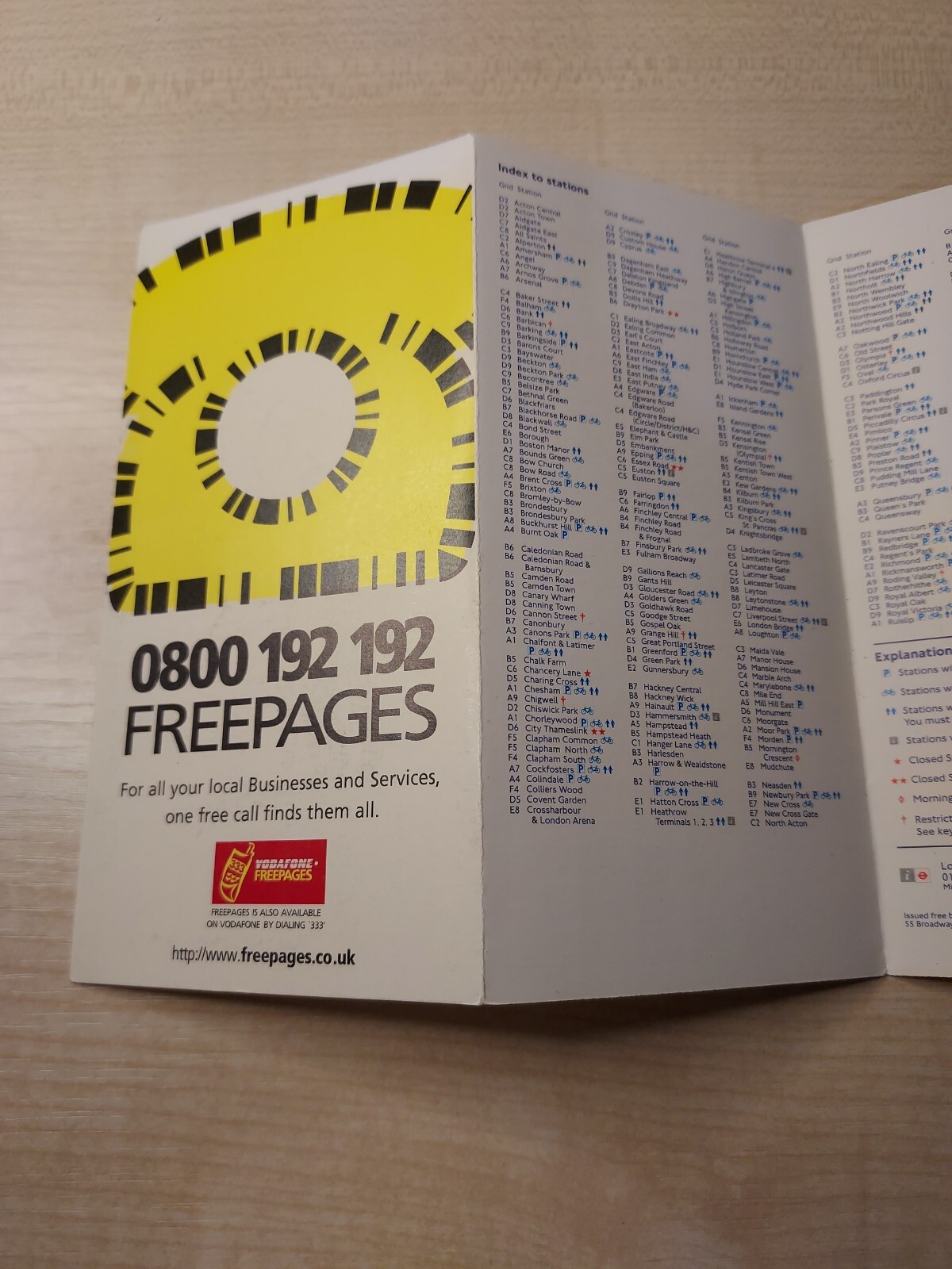 November 1996 (Carnet) London Underground | Grelly UK