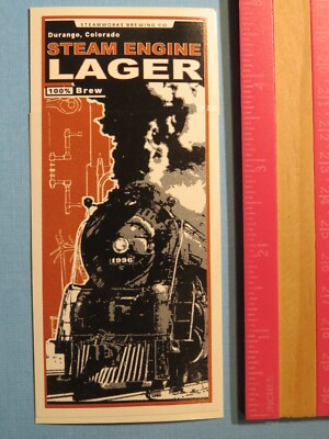 Beer STICKER ~ STEAMWORKS Brewing Steam Engine Lager ~ Durango, CO | eBay