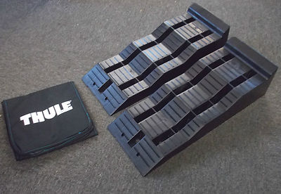 Thule Wheel Leveller 5 Ton Heavy Duty Levelling Ramps & Bag Caravan ...