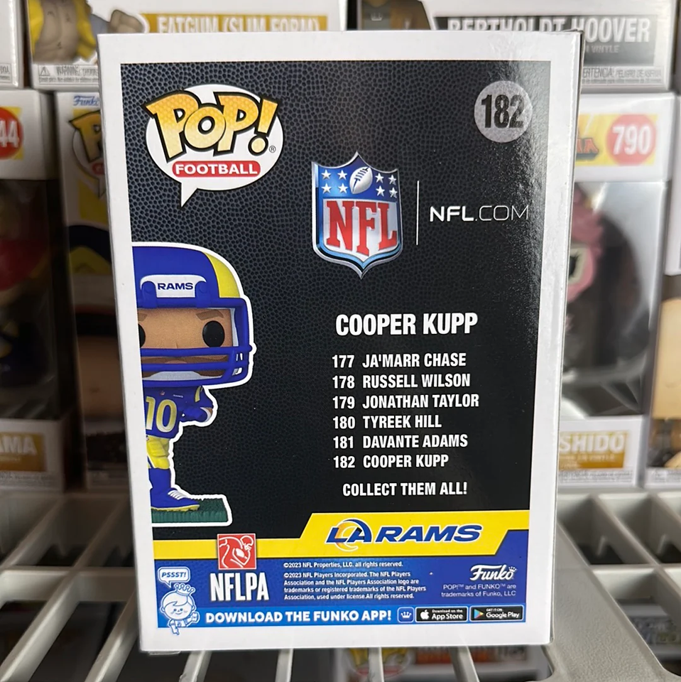 Funko POP! NFL Football Rams Cooper Kupp Figure #182 889698722445| eBay