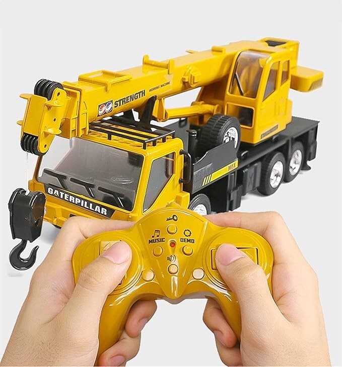 RC Crane Construction Tractor Remote Control Large Crane Truck | eBay