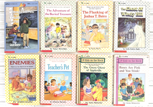 Vintage Scholastic Chapter Books Lot 80s 90s Kids Paperback Classroom ...