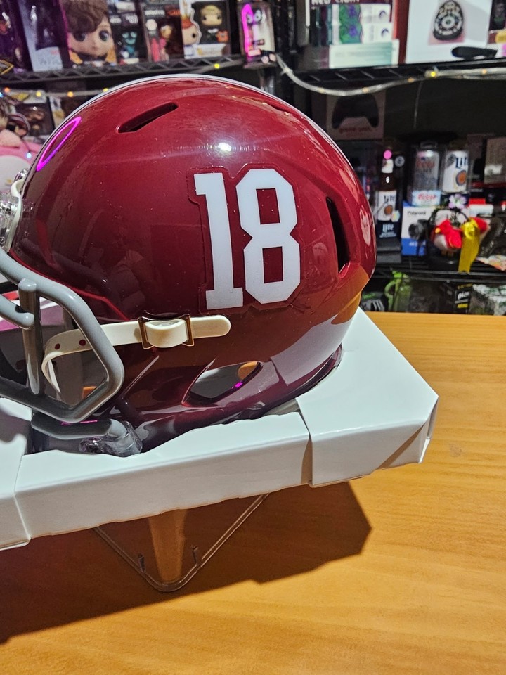 Jordan Battle Signed Alabama Riddell Speed Mini Helmet Fanatics | eBay