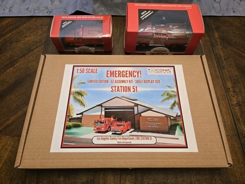 EMERGENCY! 3-Piece Set: Engine 51 | Squad 51 | Station 51 | Iconic ...