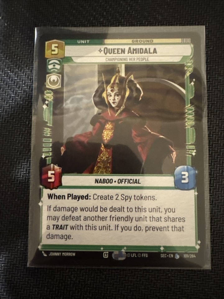 Queen Amidala Star Wars Unlimited Secrets of Power #101 | eBay