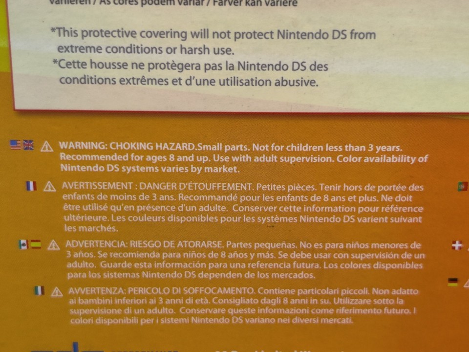 Nintendo DS Nerf Universal Case. DS, DS LITE And DS XL NEW old stock ...