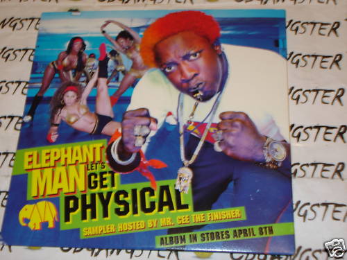 CD ELEPHANT MAN LET'S GET PHYSICAL ~RARE SAMPLER ~MINT | eBay