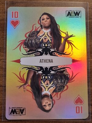 2023 AEW Athena Gold Playing Card Trading Card Upper Deck #85363 | eBay