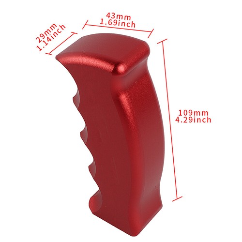JDM Aluminum Slotted Pistol Grip Handle Manual Gear Stick Shift Knob ...
