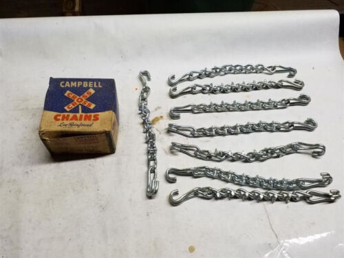 Campbell 5818 8-Link Lug-Reinforced Tire Cross Chains 1829 1832 1813 ...