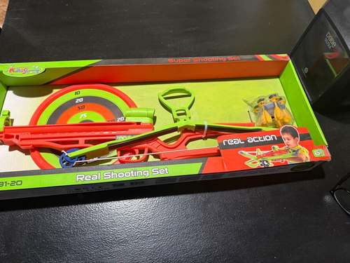 KingSport Real Crossbow Set for Kids, Suction Cup Arrows. Insurance ...