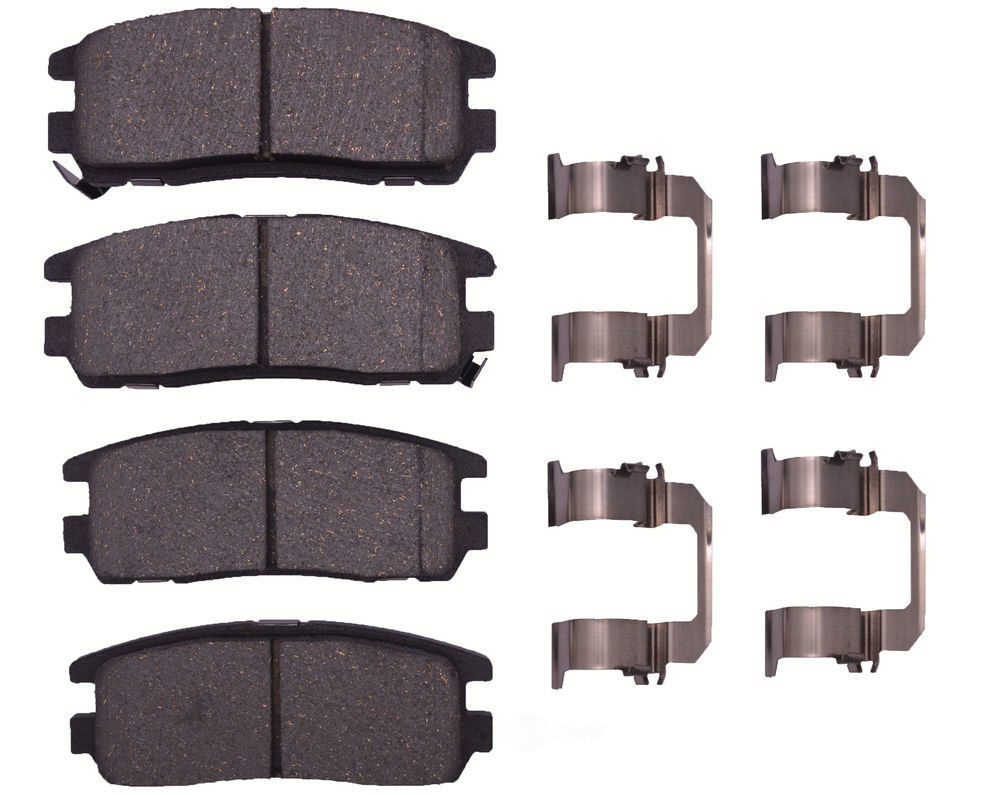 Dash 4 Brake MD580 Disc Pads and Brake Shoes - Disc Brake Pad Set, Rear ...