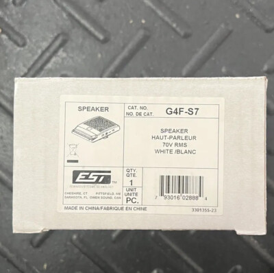 EST G4F-S7 White Speaker || Free Shipping!!! | eBay