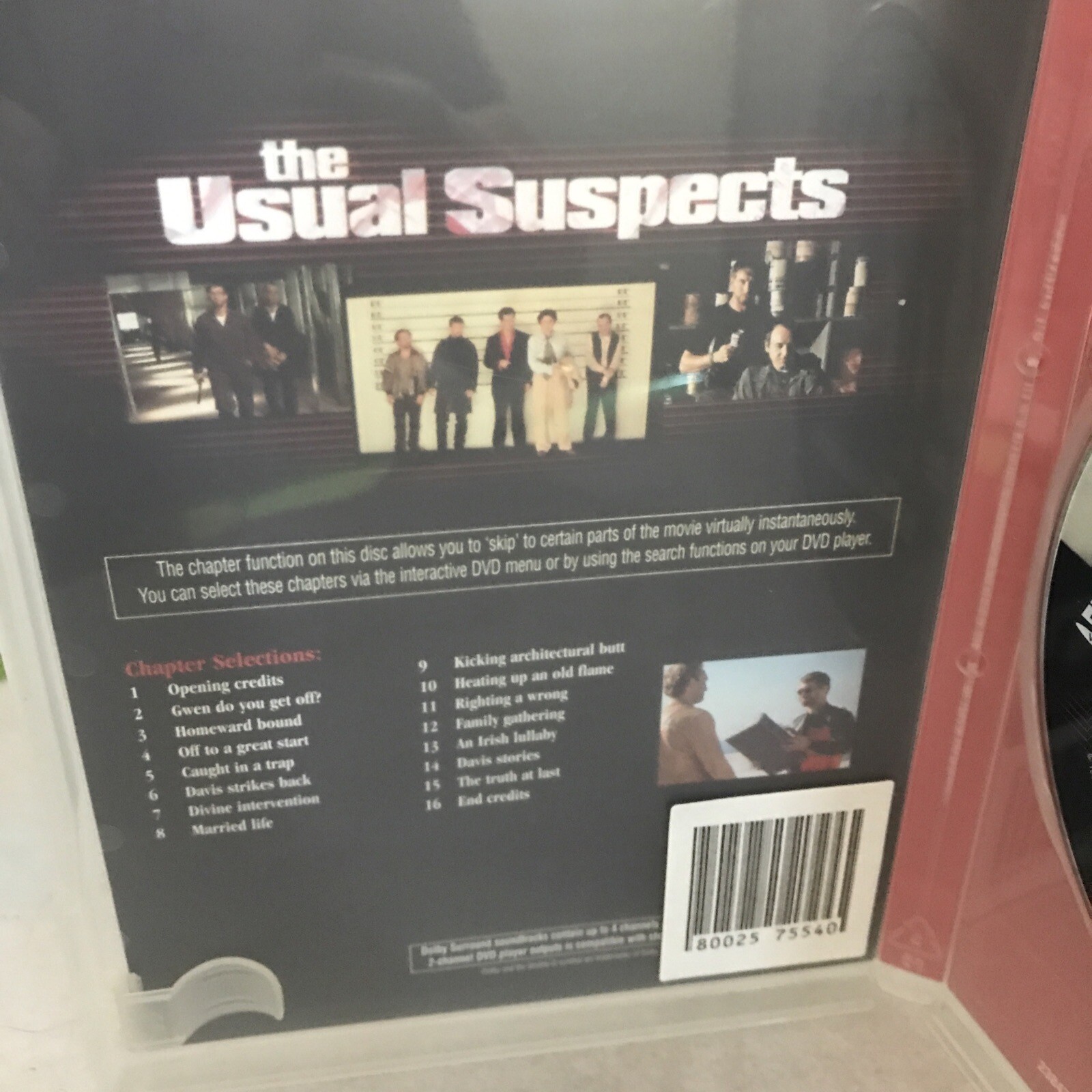 The Usual Suspects (DVD, 1995) Very Good Condition. Free Shipping ...